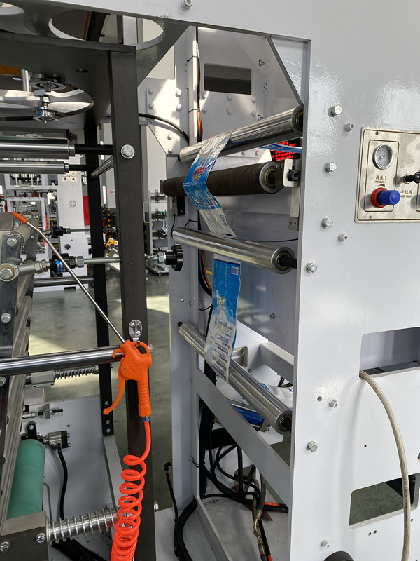 Gusset Sanitary Bag Machine Automatic Tension 5kw